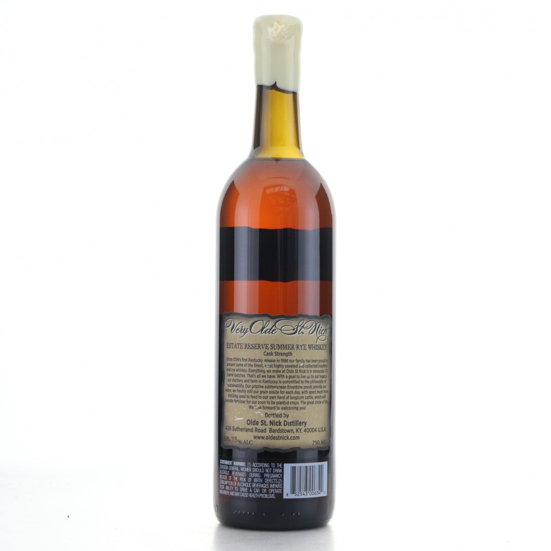 Very Olde St Nick Cask Strength Summer Rye | Whisky Auctioneer