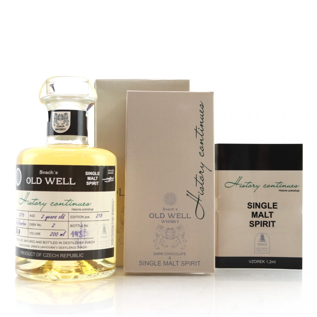 Svach's Old Well 2016 Single Malt Spirit 2 Year Old 20cl / with Single ...