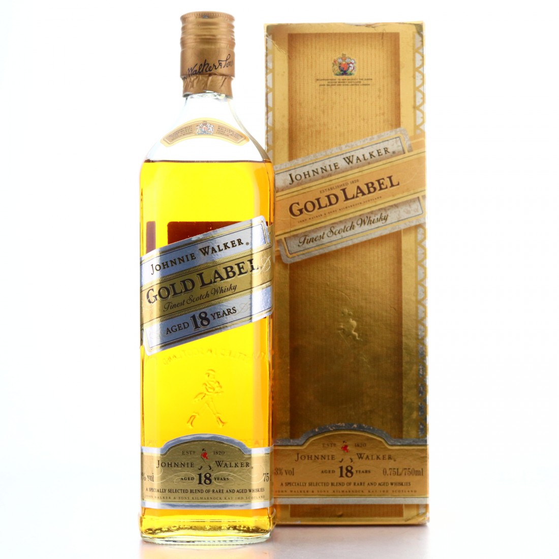 Johnnie Walker Gold Label 18 Year Old 75cl | Whisky Auctioneer