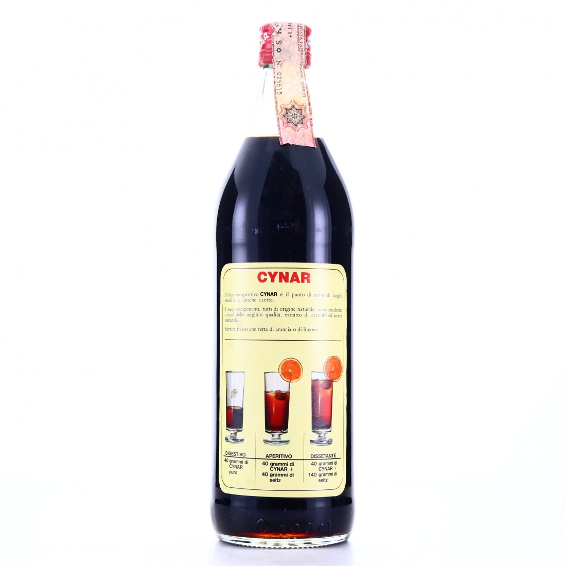 Cynar Artichoke Liqueur 1 Litre 1970s | Whisky Auctioneer
