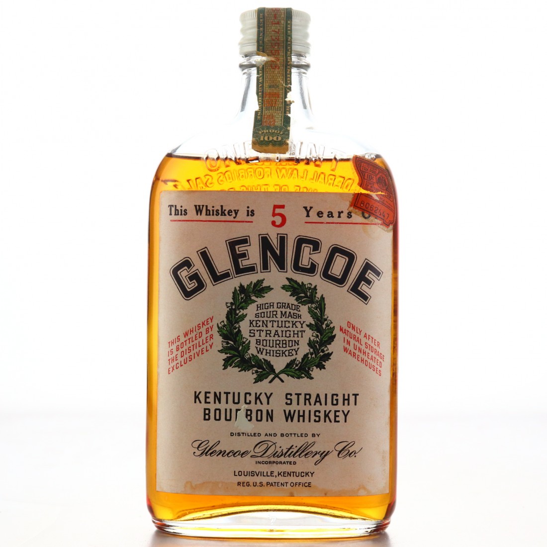 Glencoe 1937 Bottled in Bond 5 Year Old Bourbon | Whisky Auctioneer