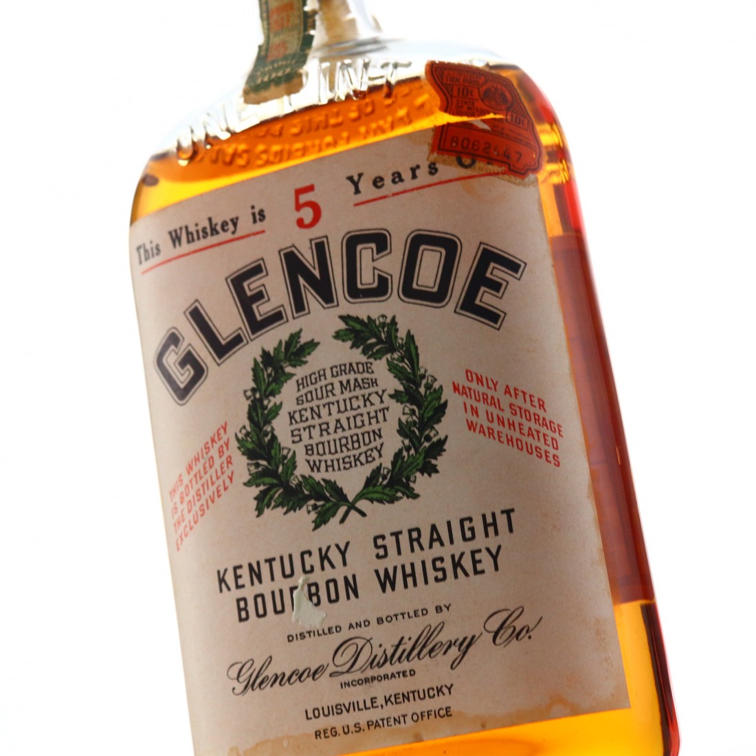 Glencoe 1937 Bottled in Bond 5 Year Old Bourbon | Whisky Auctioneer