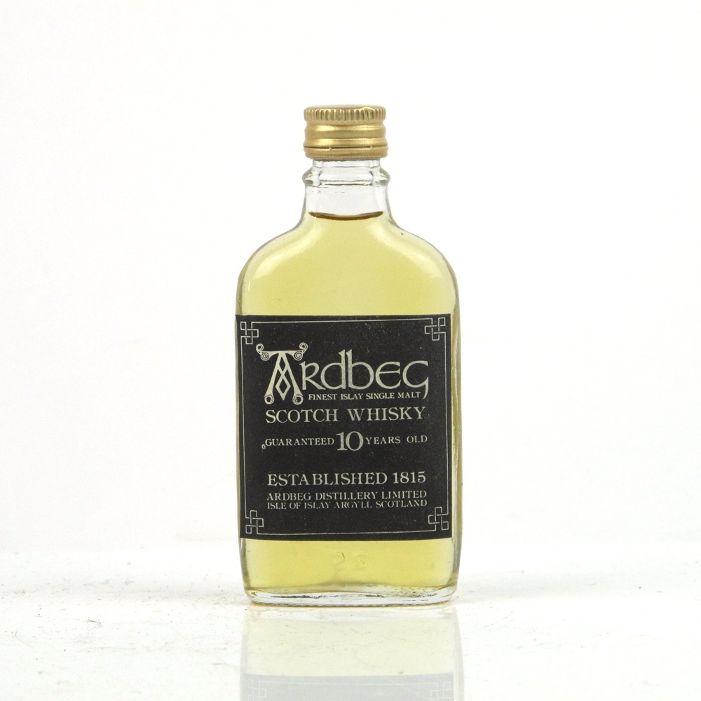 Ardbeg Guaranteed 10 Year Old 1970s Miniature | Whisky Auctioneer
