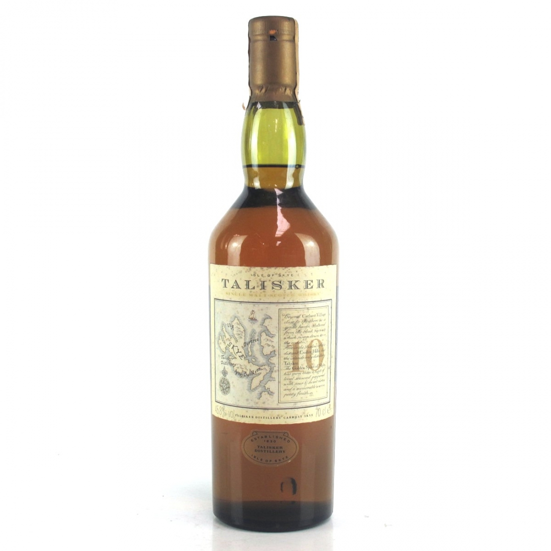 Talisker 10 Year Old Map Label | Whisky Auctioneer
