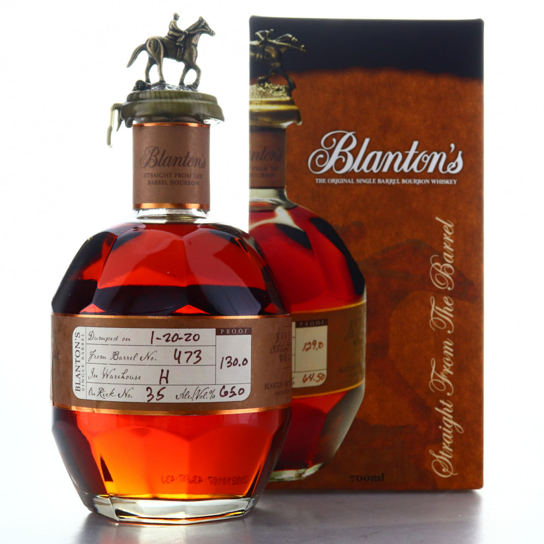 Blanton's Straight from the Barrel Dumped 2020 | Whisky Auctioneer