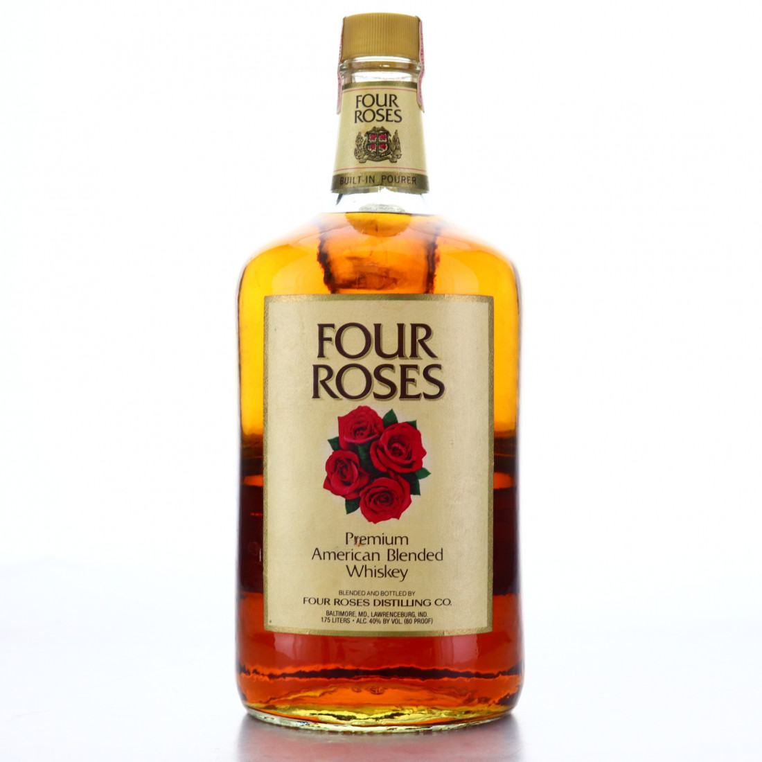 Four Roses Premium American Blended Whiskey 1.75 Litre 1980s | Whisky ...