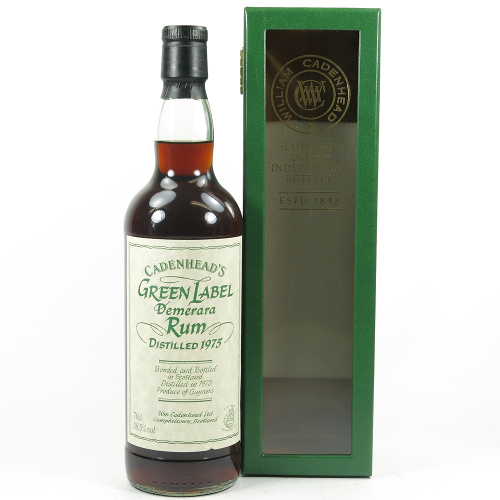 Cadenhead's 1975 Green Label Demerara Rum | Whisky Auctioneer