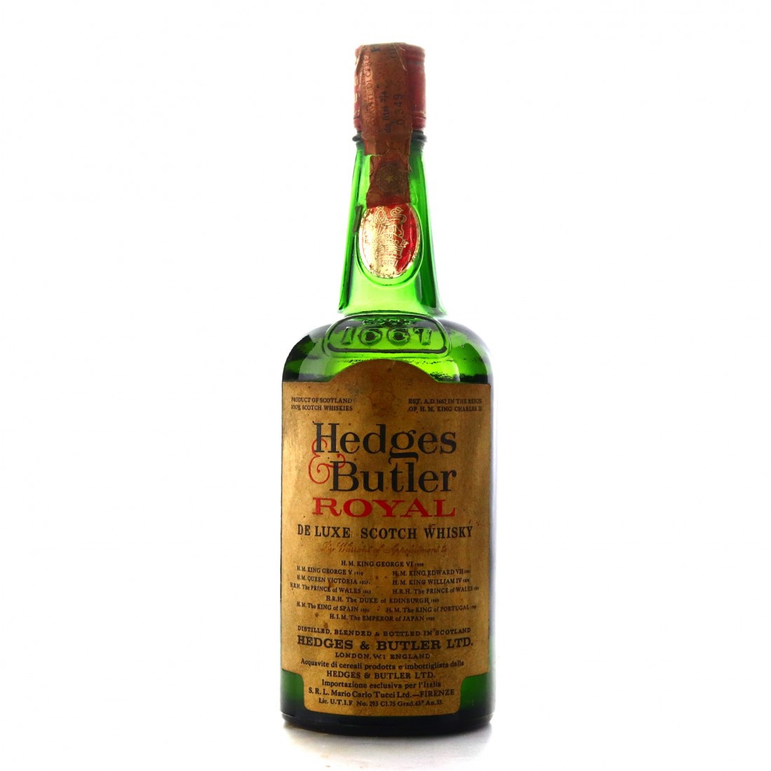 Hedges & Butler Royal De Luxe Scotch Whisky 1970s | Whisky Auctioneer