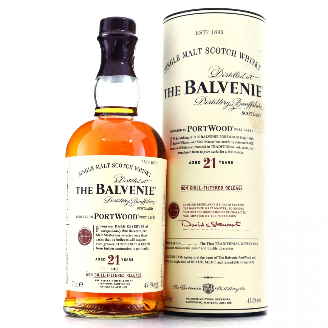 Balvenie 21 Year Old Port Wood Non Chill-Filtered Release | Whisky ...