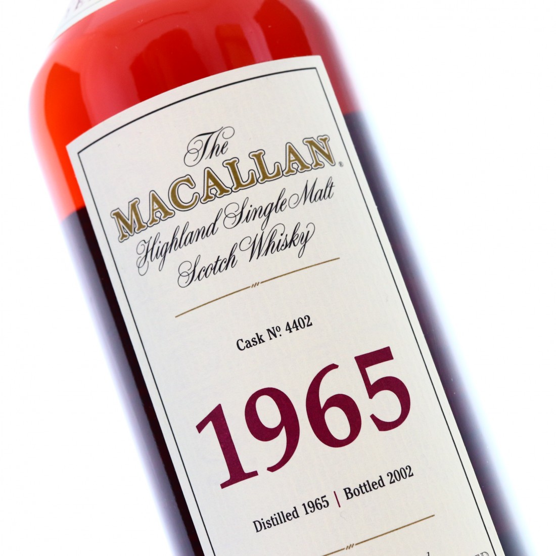 Macallan 1965 Fine and Rare 36 Year Old #4402 | Whisky Auctioneer
