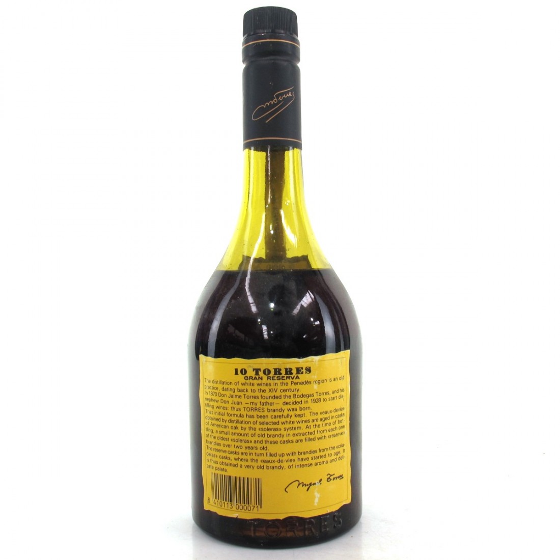 Torres 10 Gran Reserva | Whisky Auctioneer