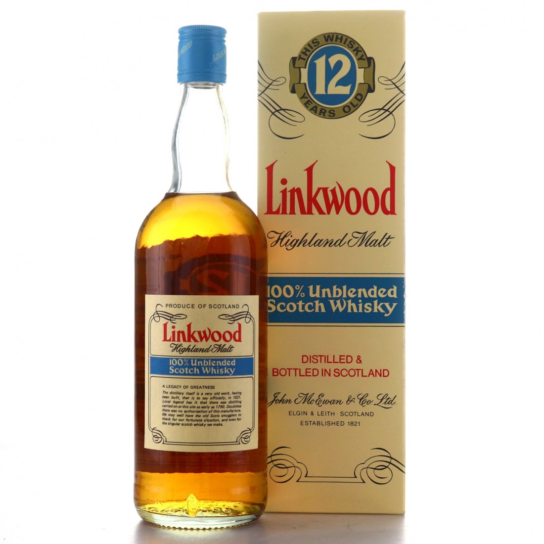 Linkwood 12 Year Old John McEwen 1970s / US Import | Whisky Auctioneer