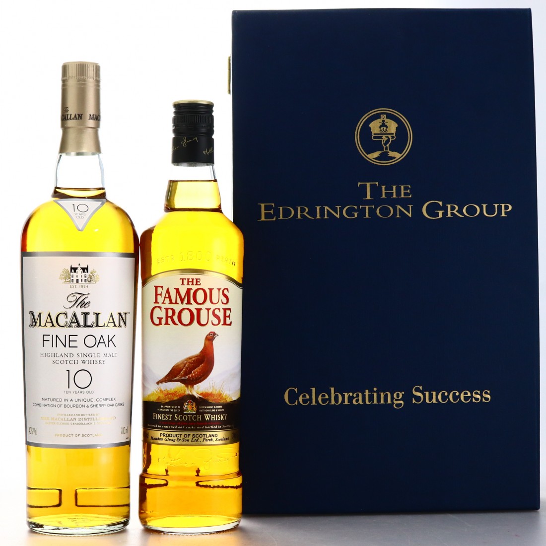 The Edrington Group Celebrating Success 2 x 70cl / Macallan Fine Oak ...