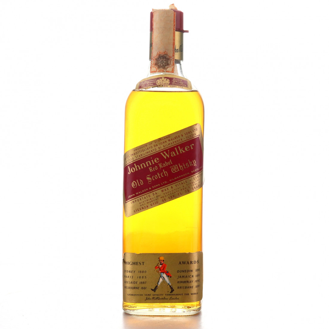 Johnnie Walker Red Label 1970s / Wax & Vitale Import | Whisky Auctioneer