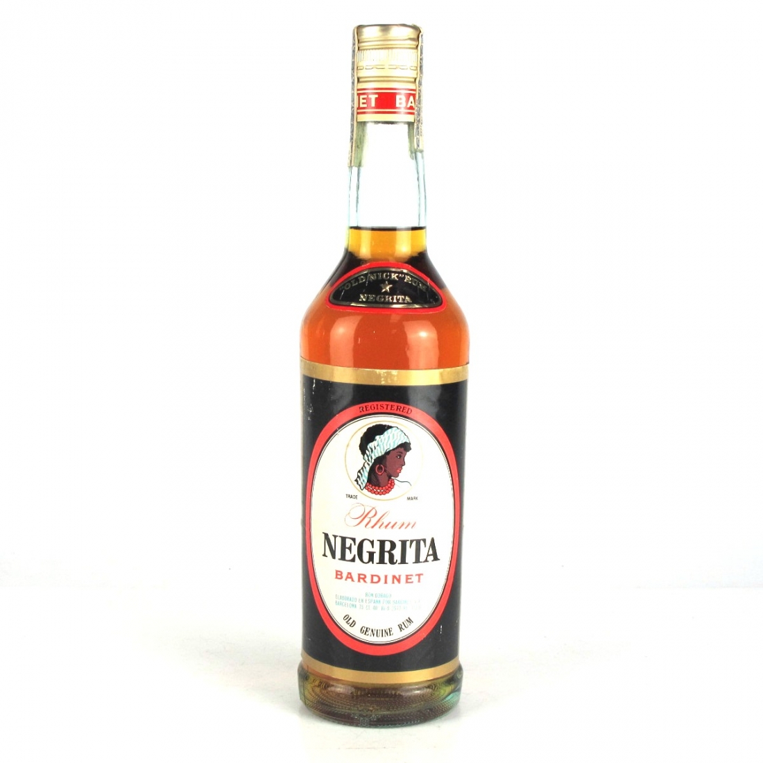 Negrita Bardinet Original Caribbean Rum 1970s | Whisky Auctioneer