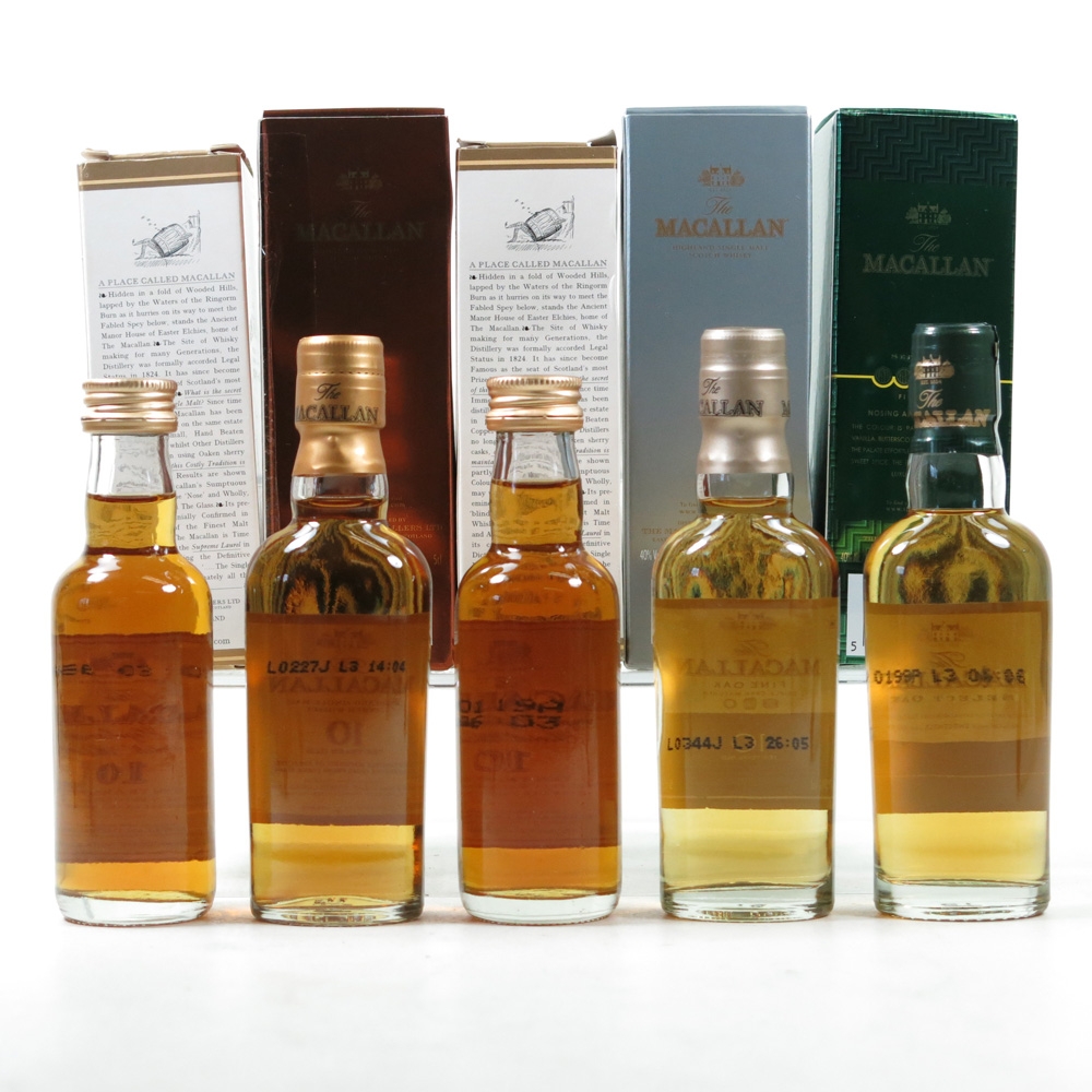 Macallan Miniature Selection 5 x 5cl | Whisky Auctioneer