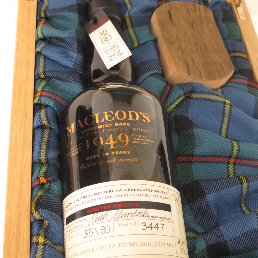 Glen Grant 1949 Macleod's Extremely Rare 50 Year Old | Whisky Auctioneer