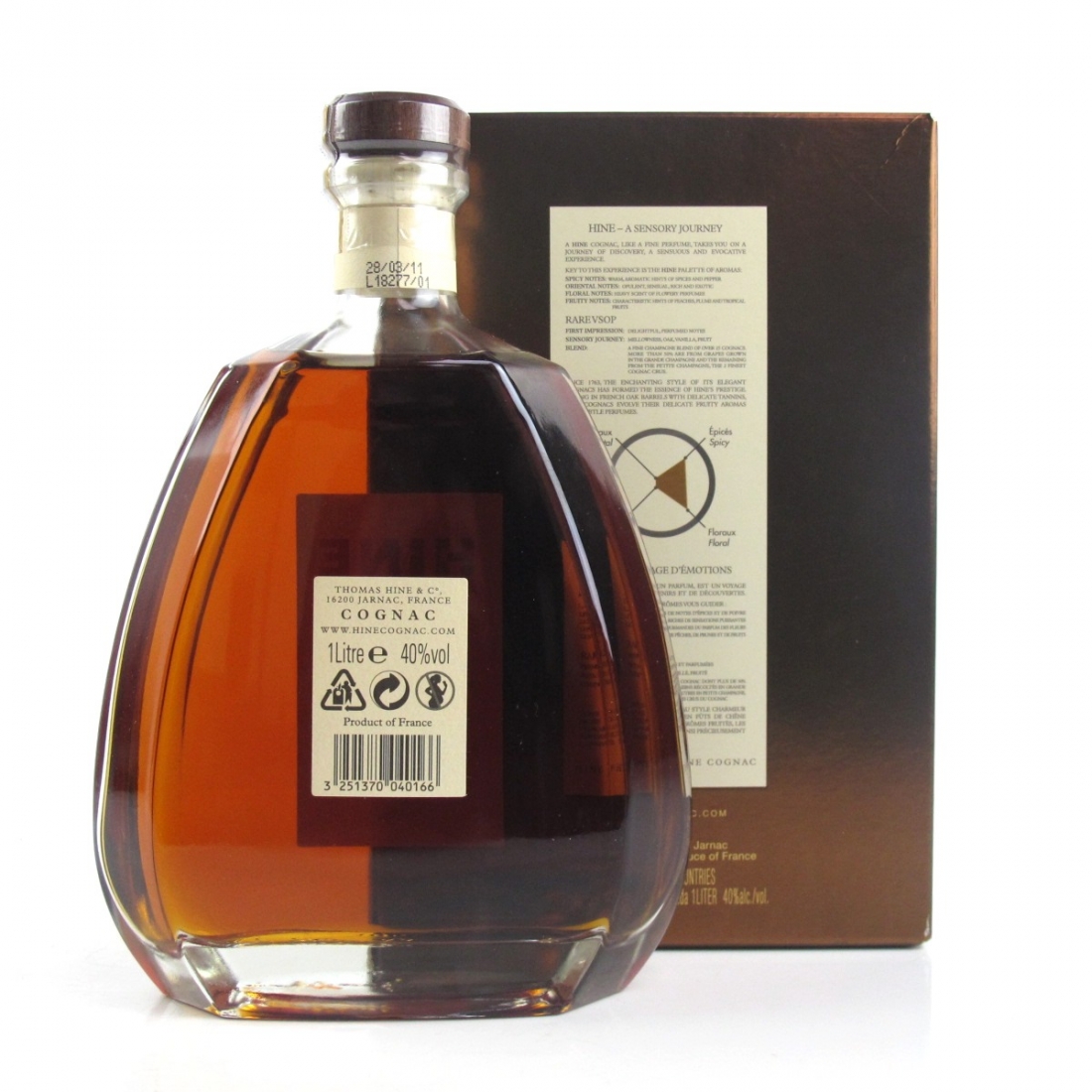 Hine Rare VSOP Cognac 1 Litre | Whisky Auctioneer