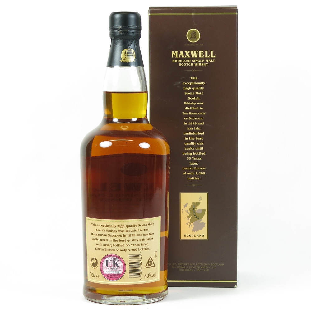 Maxwell 1979 33 Year Old | Whisky Auctioneer