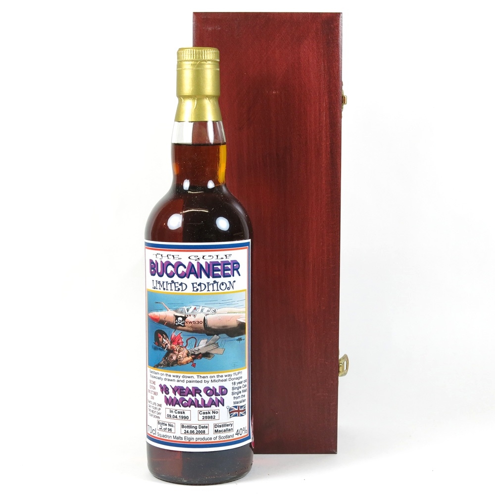 Macallan 1990 Buccaneer Gulf Limited Edition 18 Year Old (Bottle No.2 ...