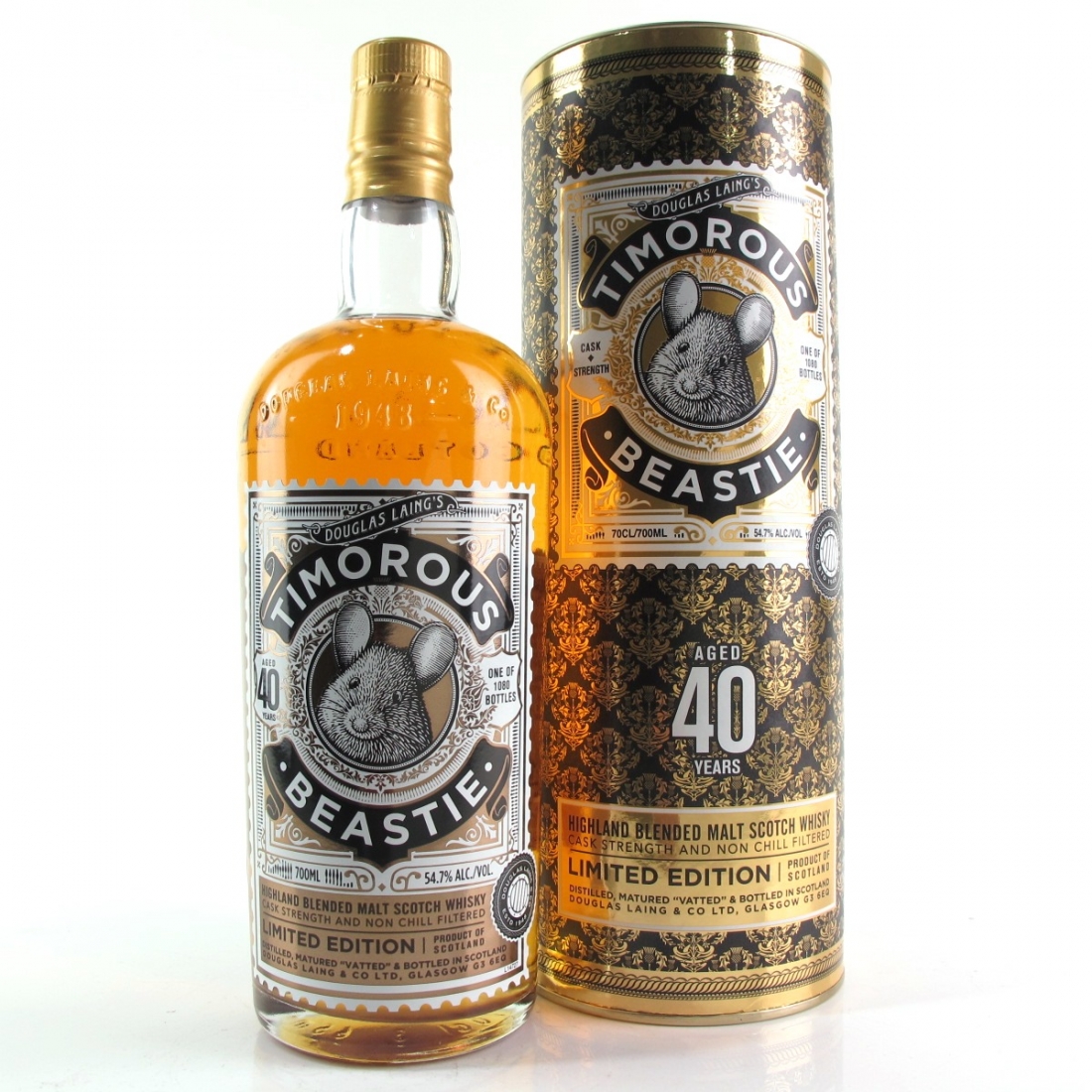 Timorous Beastie 40 Year Old | Whisky Auctioneer