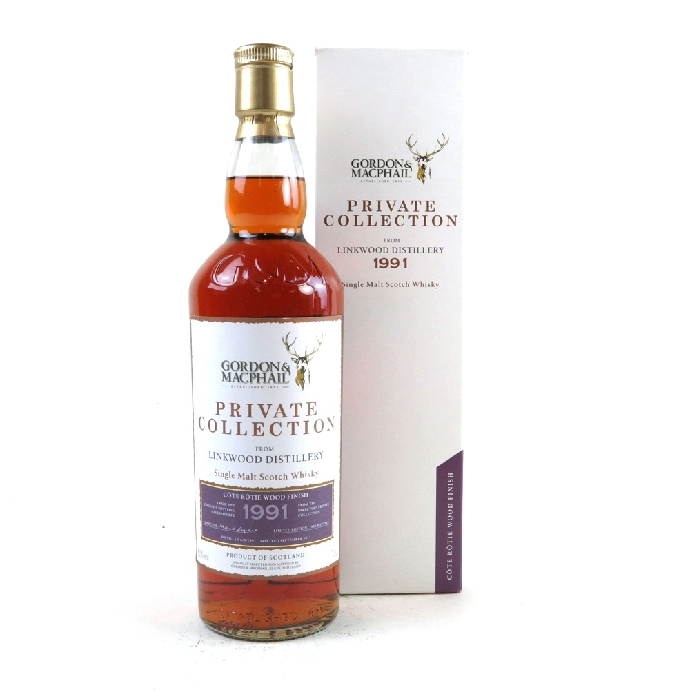Linkwood 1991 Gordon And Macphail Cote Rotie Finish Whisky Auctioneer