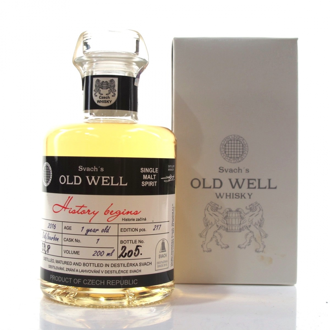 Svach's Old Well 2016 Single Malt Spirit 1 Year Old 20cl | Whisky ...