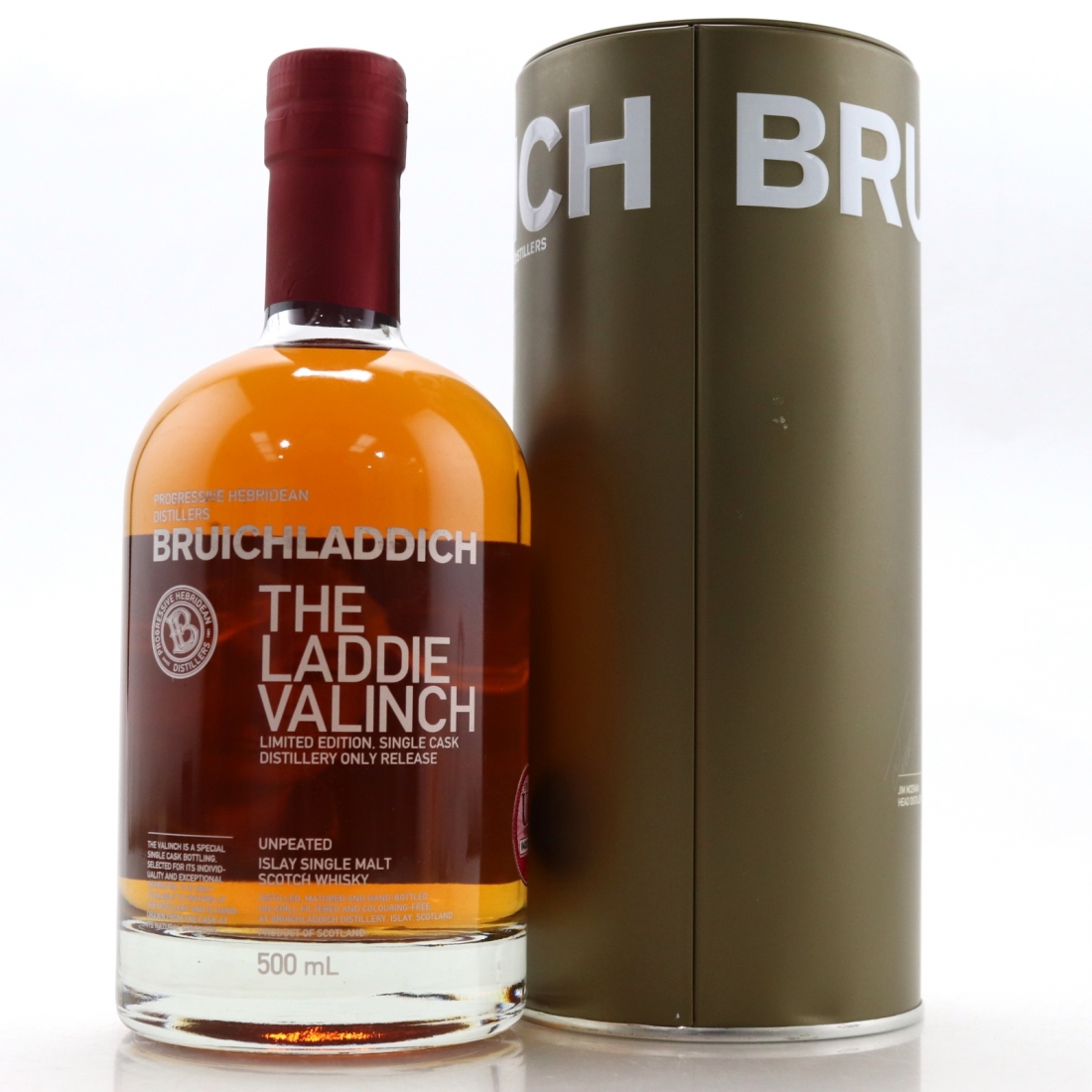 Bruichladdich 2008 Michael Thomson Valinch 10 Year Old / Refill Bourbon ...
