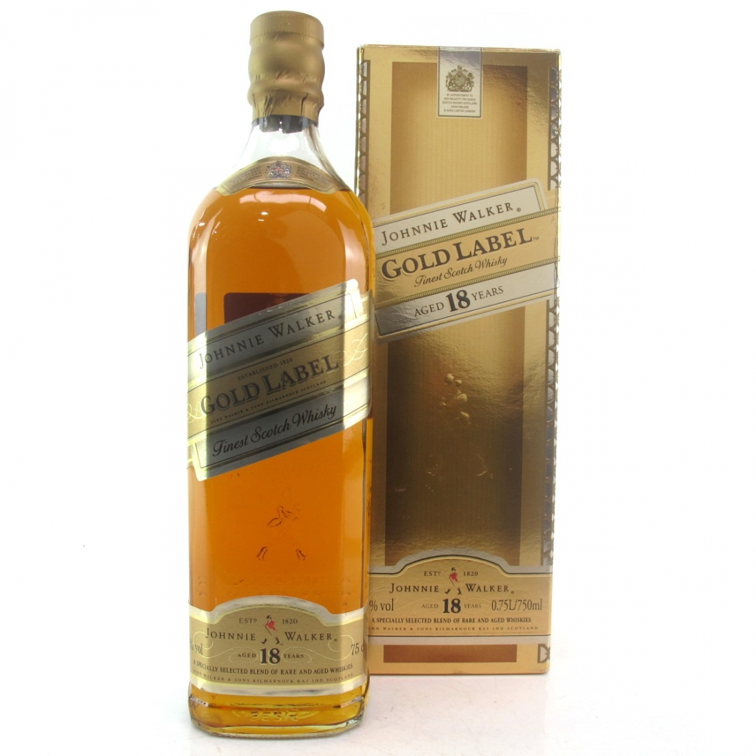 Johnnie Walker Gold Label 18 Year Old 75cl | Whisky Auctioneer