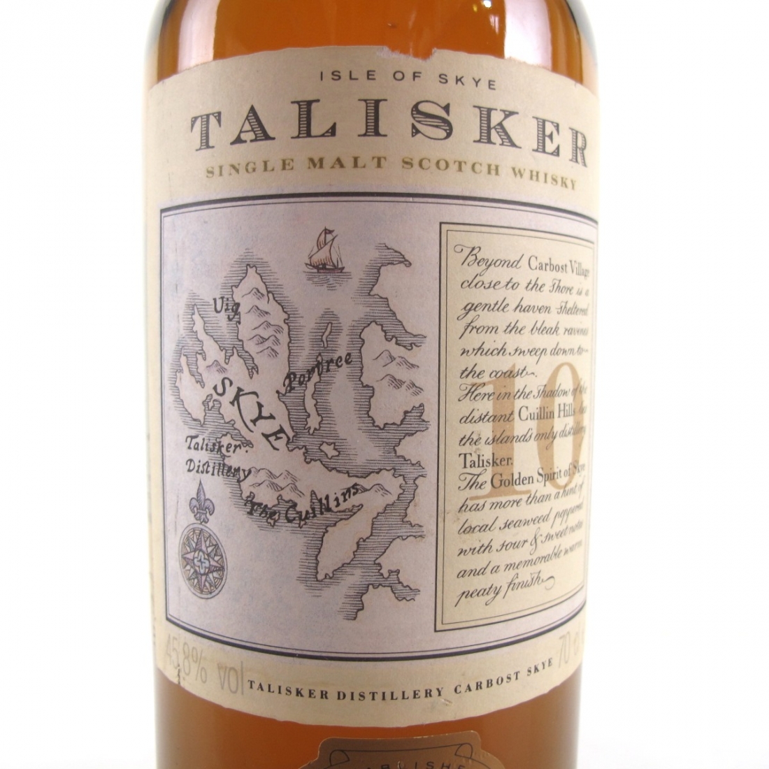 Talisker 10 Year Old Map Label | Whisky Auctioneer