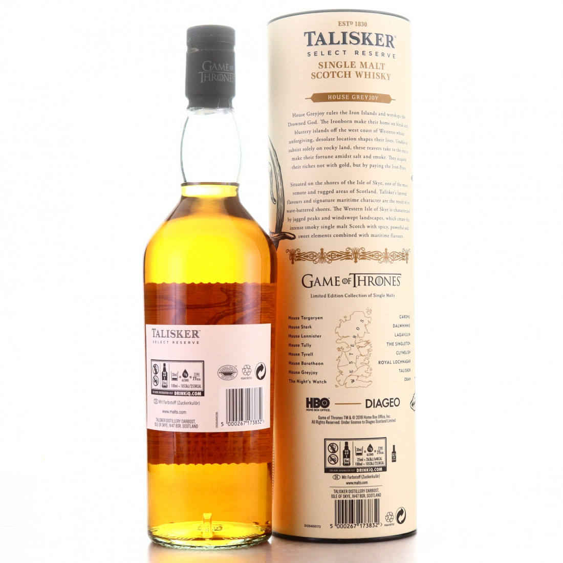 Talisker Select Reserve Game of Thrones / House Greyjoy | Whisky Auctioneer