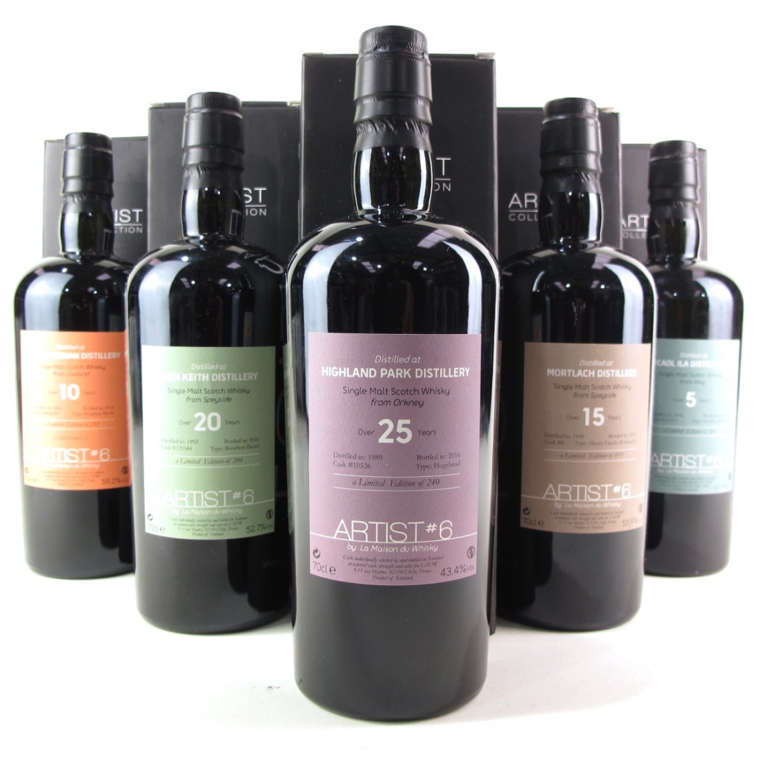 La Maison du Whisky Artist #6 Collection 5 x 70cl | Whisky Auctioneer