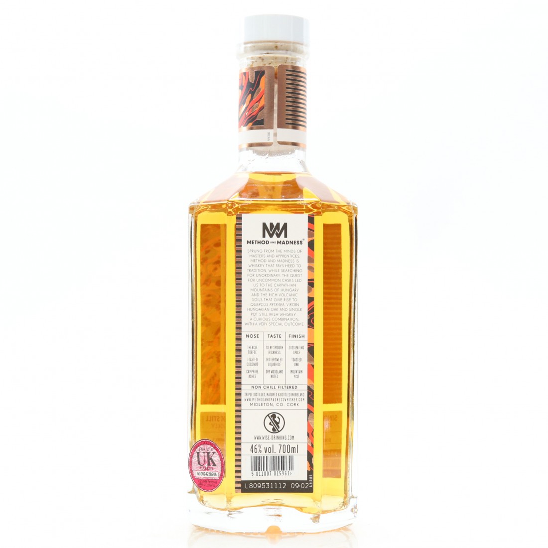 Method and Madness Single Pot Still Irish Whiskey Limited Edition ... Method and Madness Single Pot Still Irish Whiskey Limited Edition ...