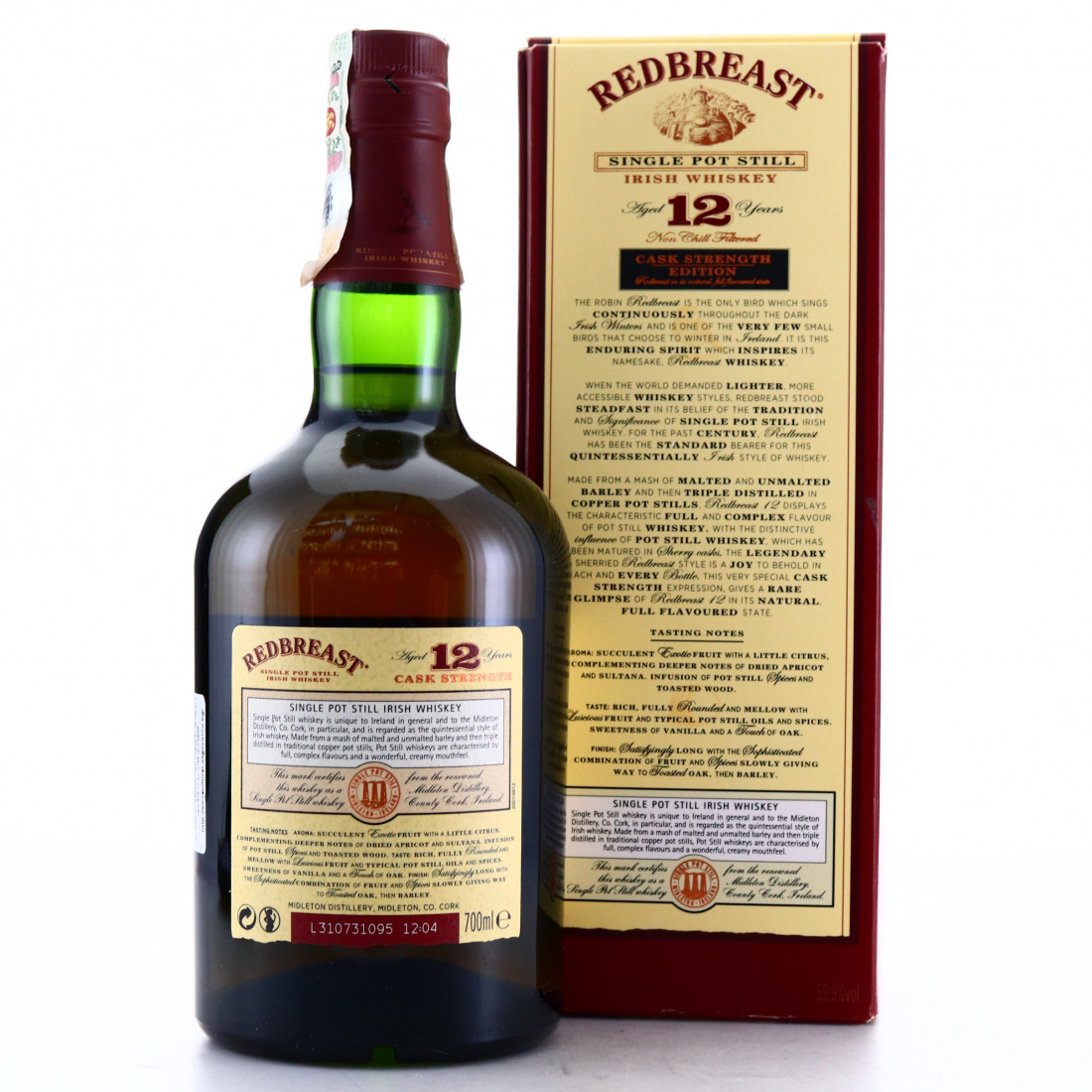 Redbreast 12 Year Old Cask Strength #B1/13 | Whisky Auctioneer
