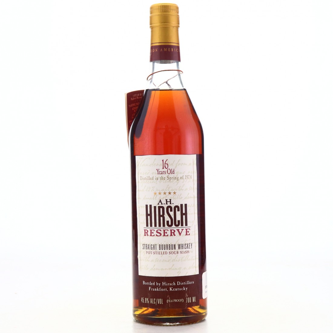 A.H. Hirsch Reserve 1974 16 Year Old Bourbon 70cl / 2003 Release ...