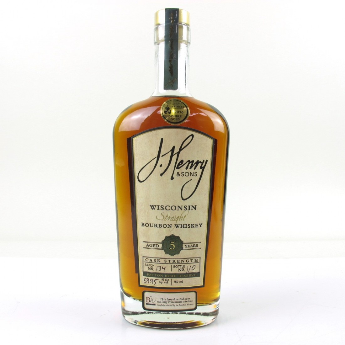 J.Henry and Sons 5 Year Old Wisconsin Straight Bourbon Whiskey | Whisky ...