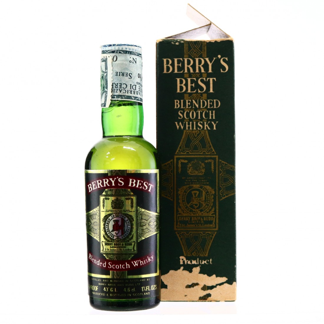 Berry's Best Scotch Whisky Miniature 1970s | Whisky Auctioneer