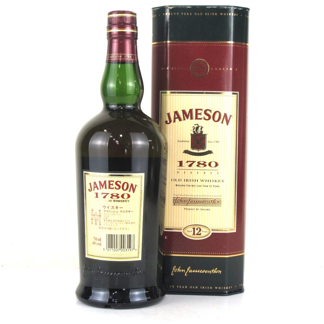 Jameson 1780 12 Year Old | Whisky Auctioneer