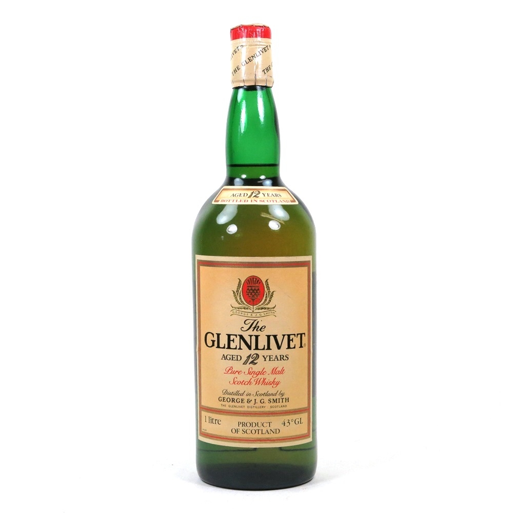 Glenlivet 12 Year Old 1 Litre 1990s | Whisky Auctioneer