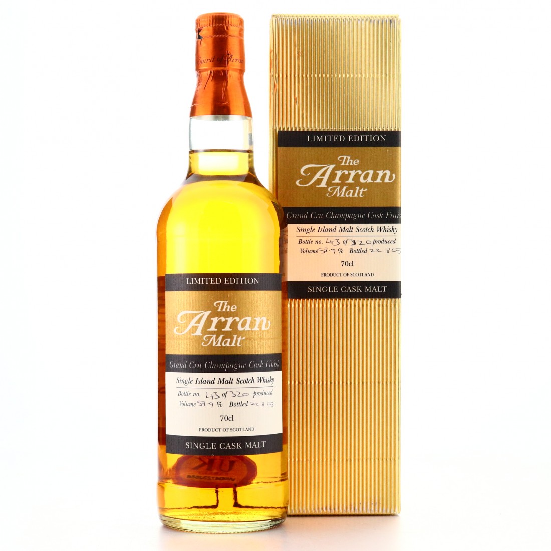 Arran Single Cask Grand Cru Champagne Finish | Whisky Auctioneer