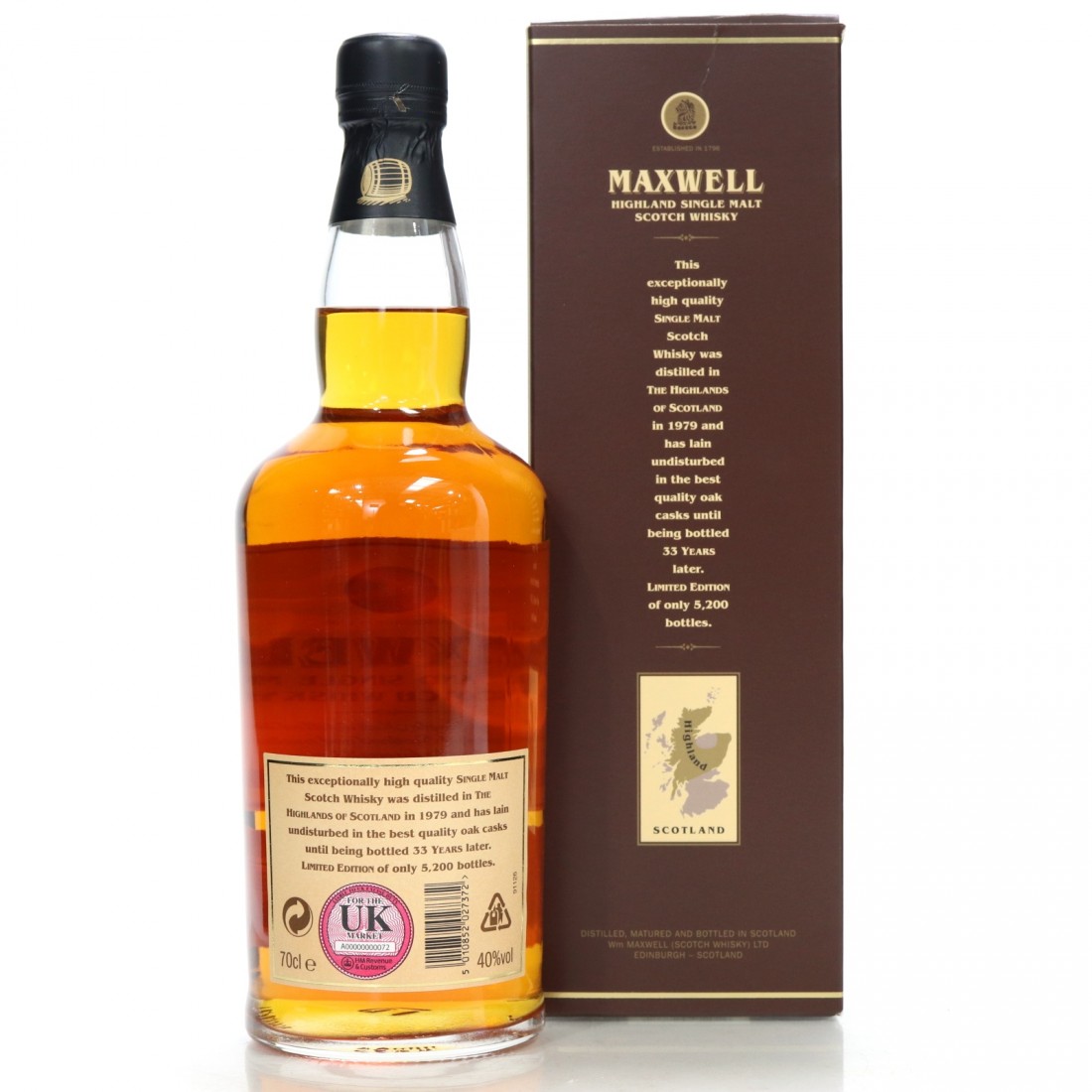 Maxwell 1979 33 Year Old Highland Single Malt | Whisky Auctioneer