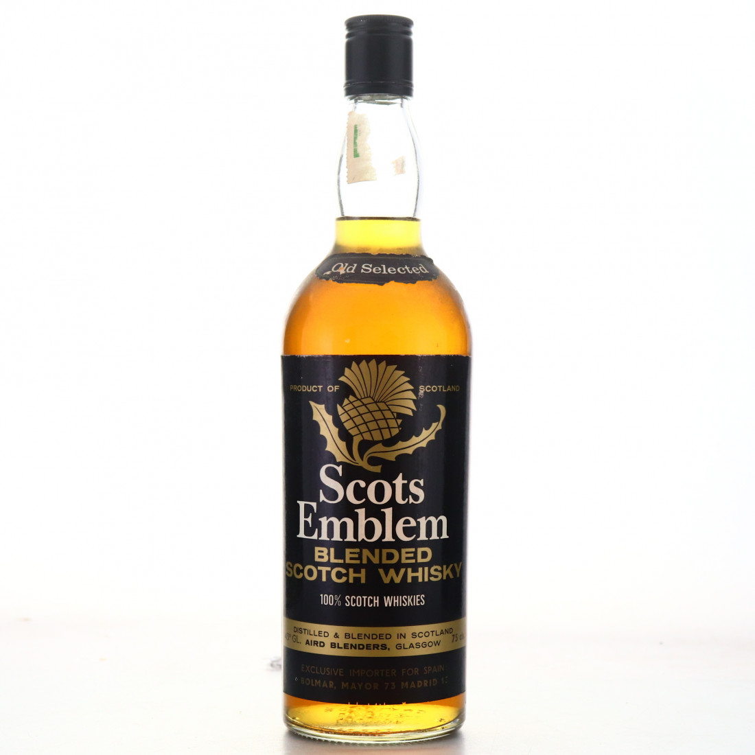 Scots Emblem Scotch Whisky 1960s | Whisky Auctioneer