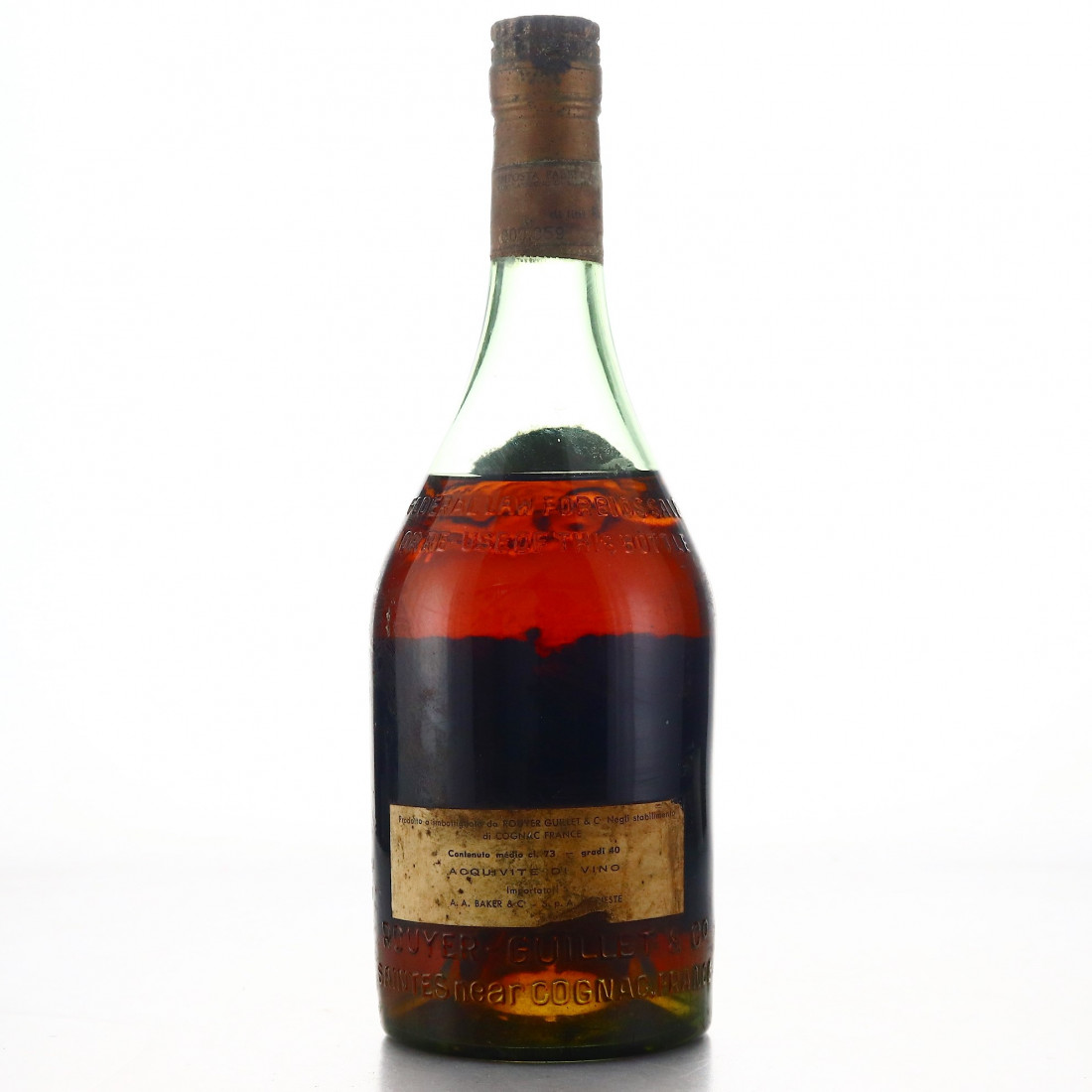 Rouyer Guillet & Co 3 Star Cognac 1950s | Whisky Auctioneer
