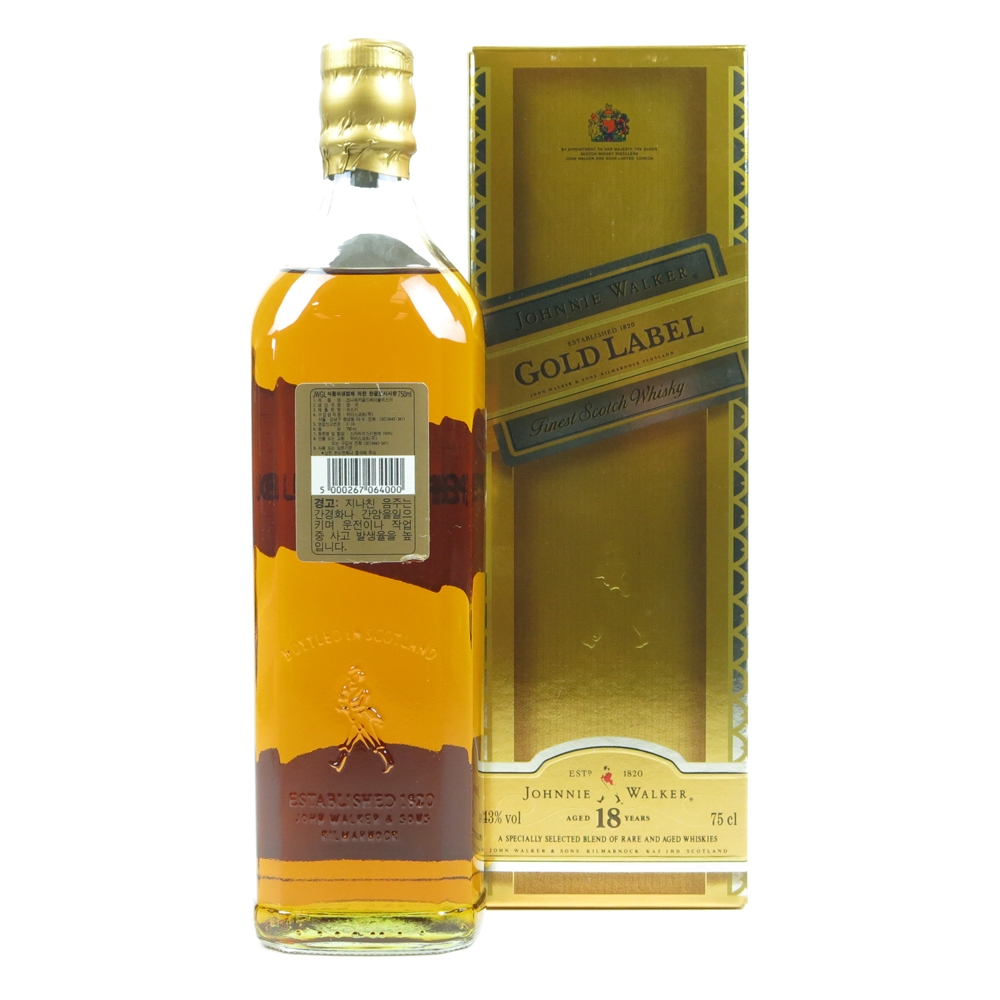 Johnnie Walker Gold label 18 Year Old 75cl | Whisky Auctioneer
