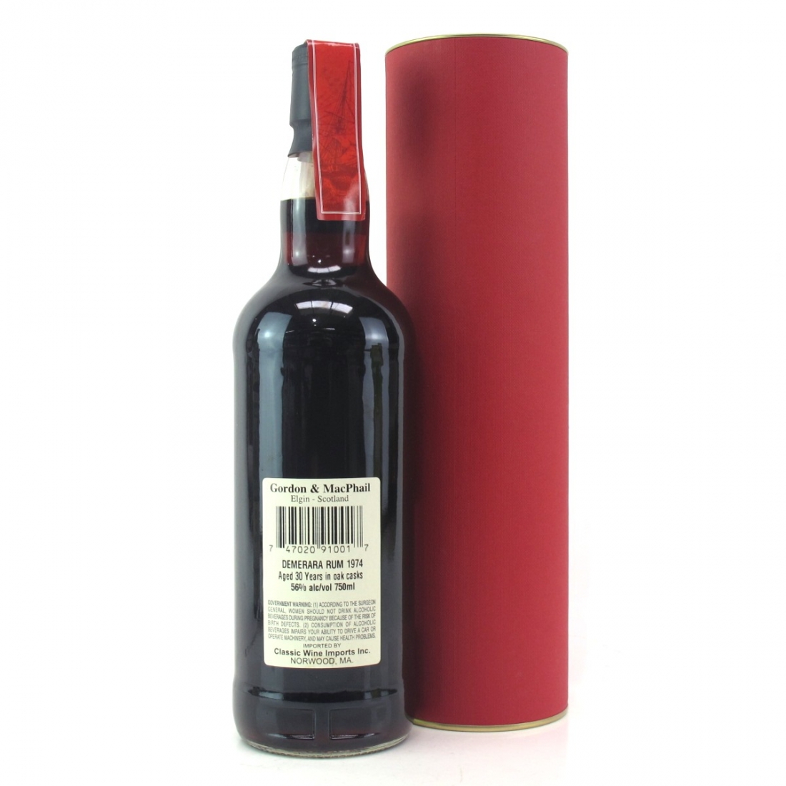 Demerara 1974 Gordon and MacPhail Single Cask Rum 75cl / Park Avenue ...