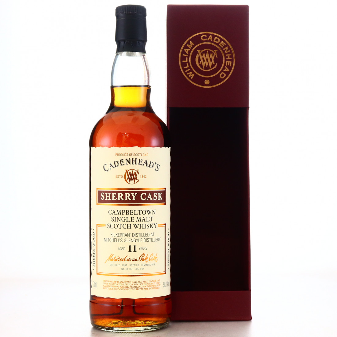 Kilkerran 2007 Cadenhead's 11 Year Old Sherry Cask | Whisky Auctioneer