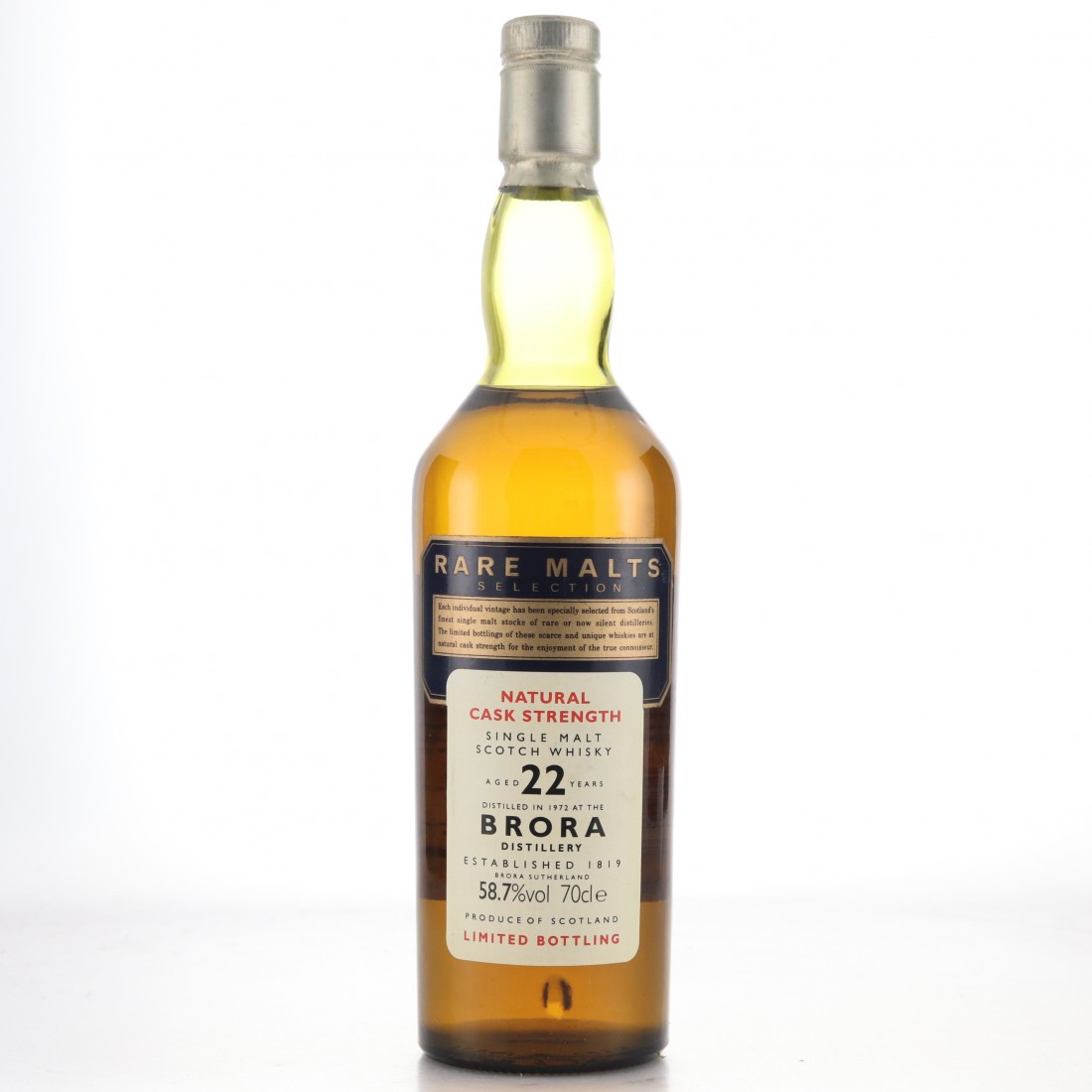 Brora 1972 Rare Malt 22 Year Old / 58.7% | Whisky Auctioneer