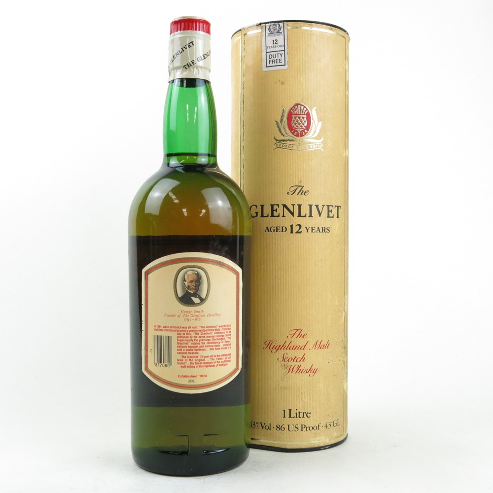 Glenlivet 12 Year Old 1 Litre | Whisky Auctioneer