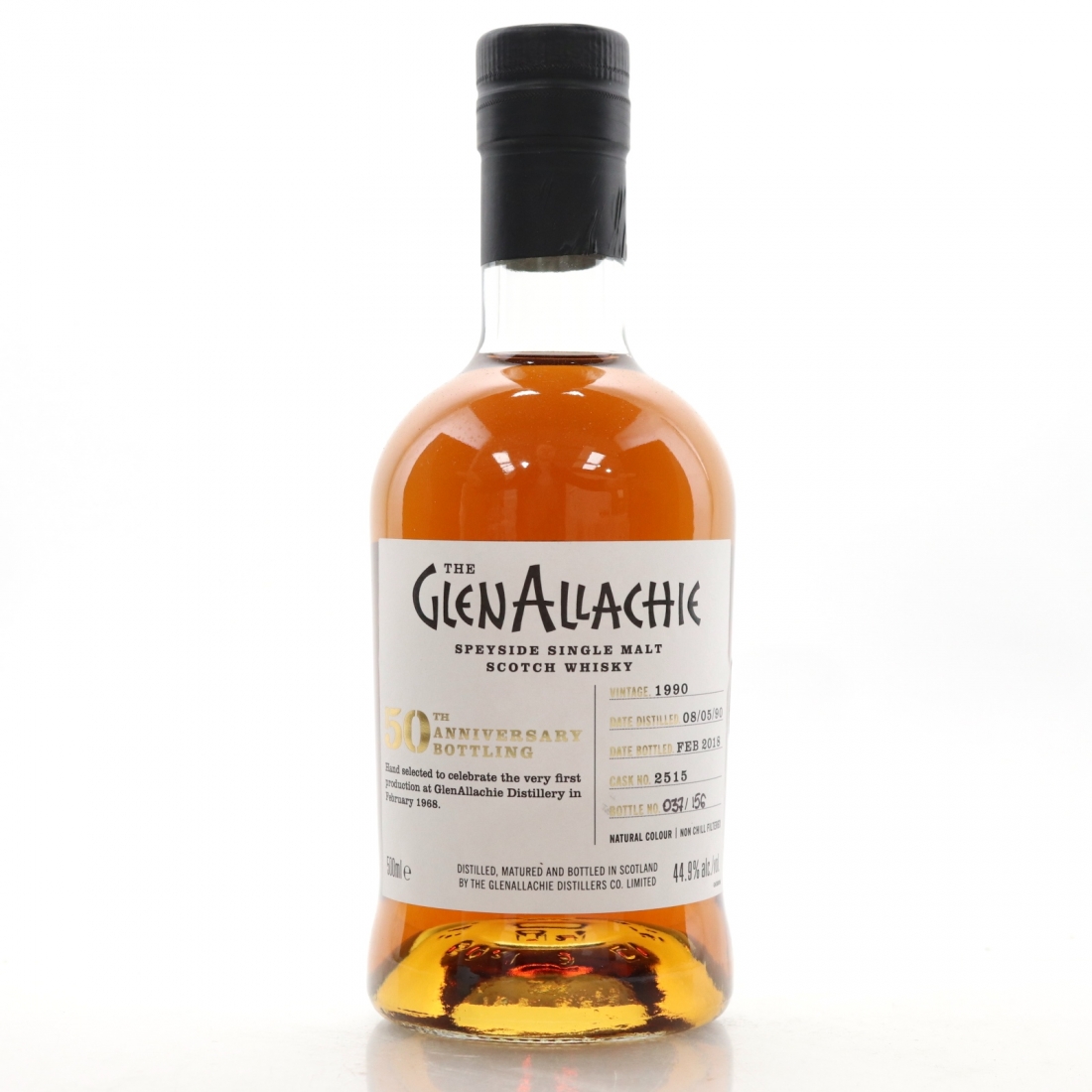 Glenallachie 1990 Single Cask #2515 50cl / 50th Anniversary | Whisky ...