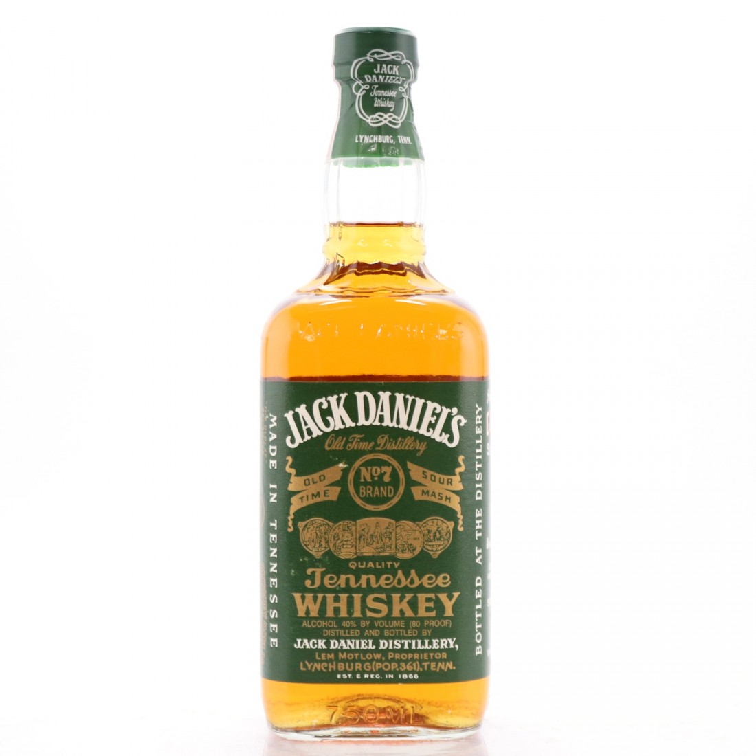 Jack Daniel's Old No.7 Green Label 1990s | Whisky Auctioneer
